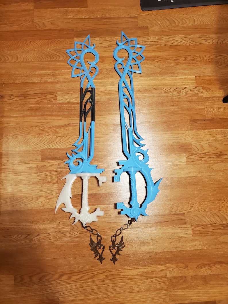 43" Combined Keyblade 3D Kit - Kingdom Hearts - Etsy