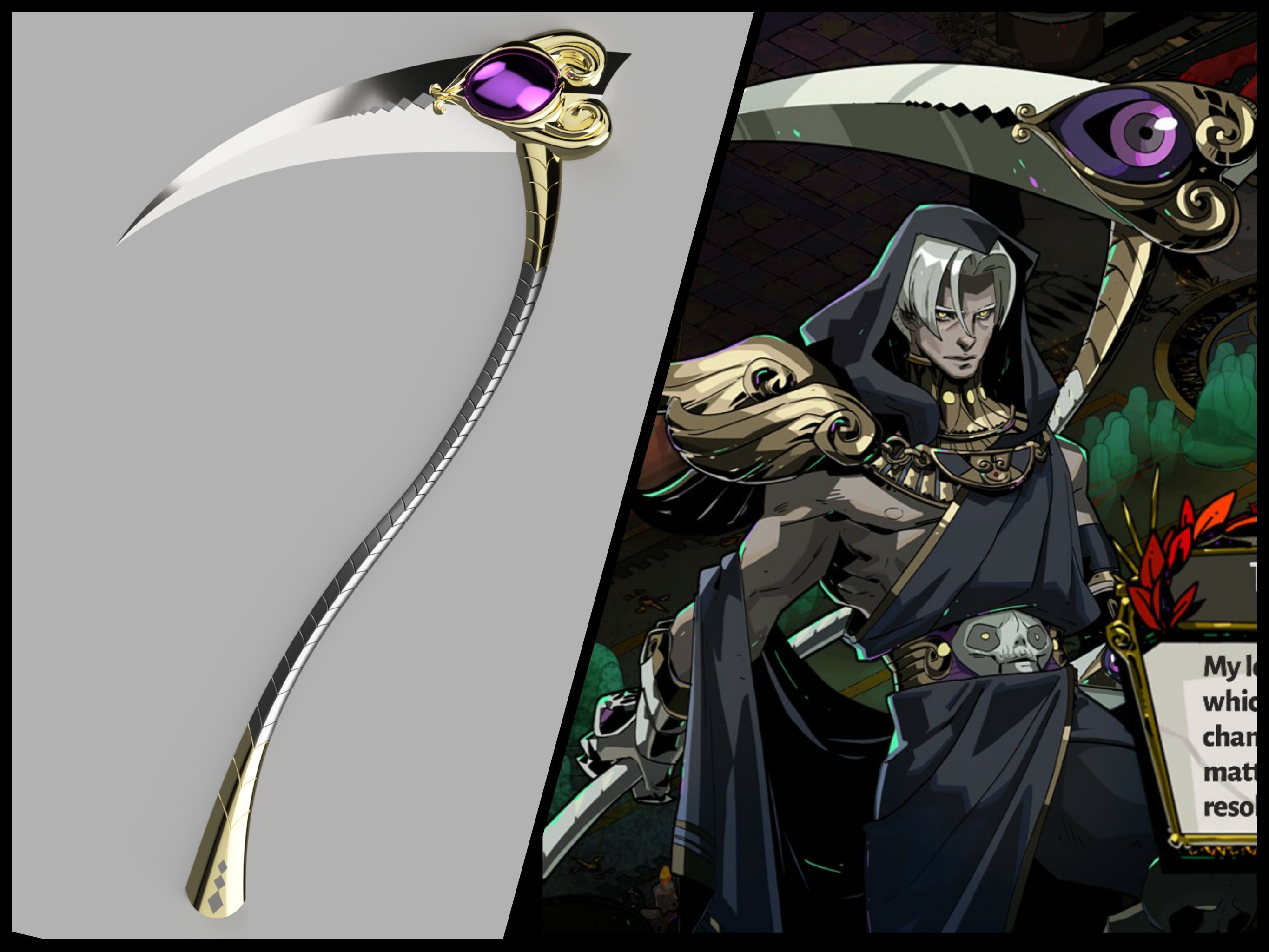 Thanatos Scythe 77 3D Printed Cosplay Prop - Etsy