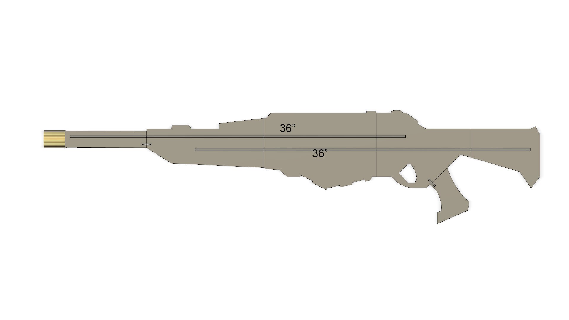 54 Pool Party Caitlyn Gun 3d Printed Kit | Etsy
