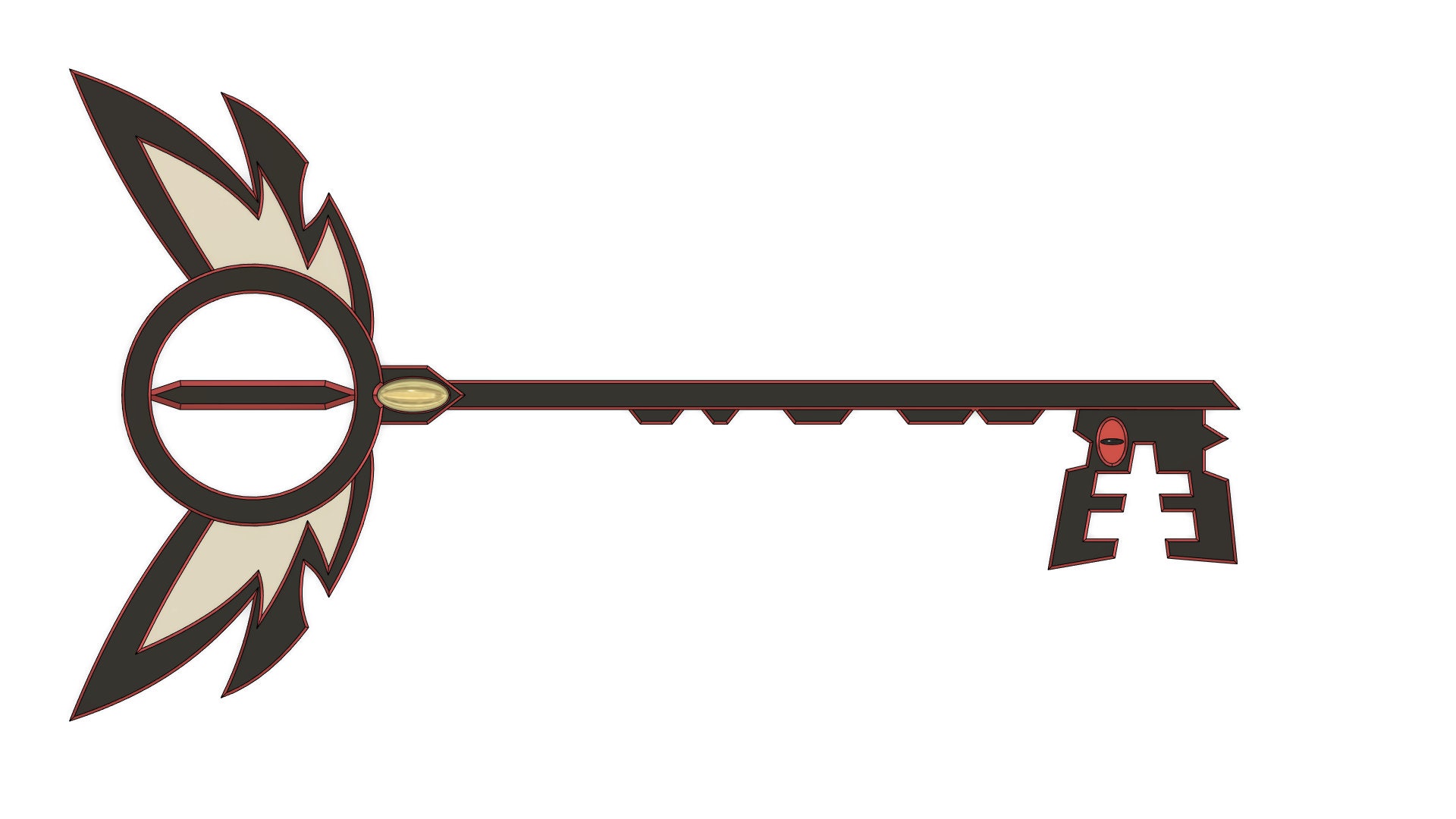 Lucifer Morningstar's Keyblade Hazbin Hotel Cosplay - Etsy
