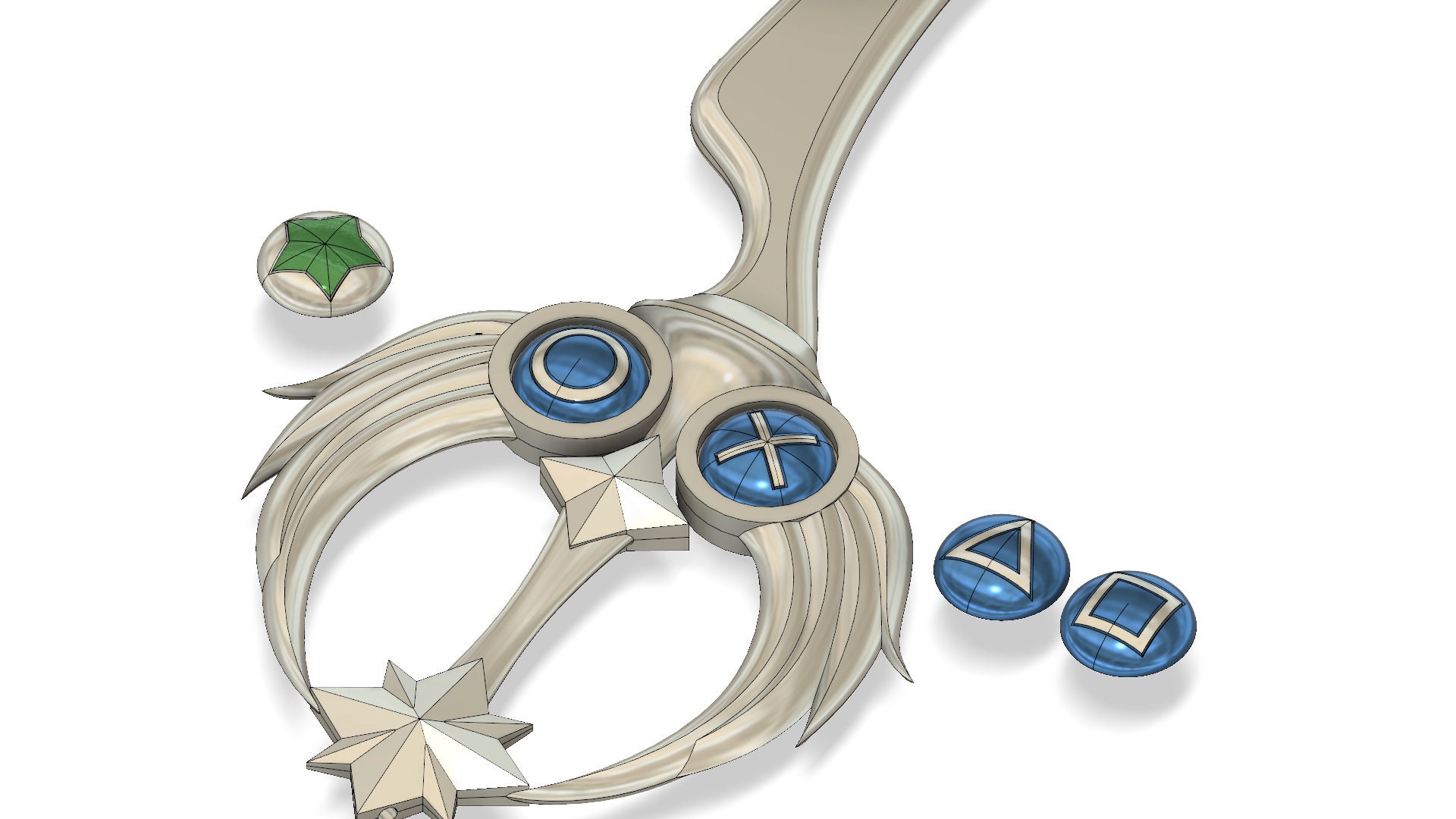 Midnight Blue / Phantom Green / Star Seeker Keyblade Kit | Etsy