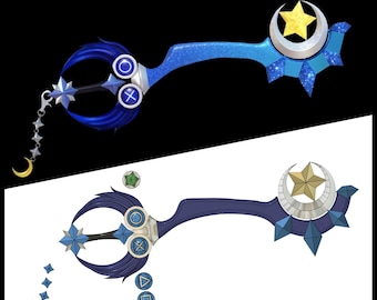 Two Becomes One Keyblade Kit/ 3d Printed / Keyblade / Kingdom Hearts ...