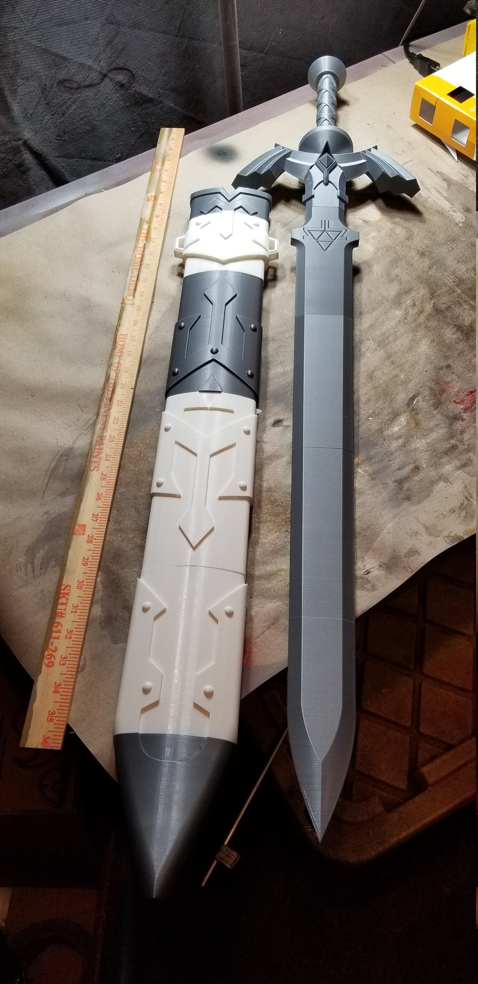 Master Sword & Sheath 3D Printed Prop Kit for Link Legend of - Etsy