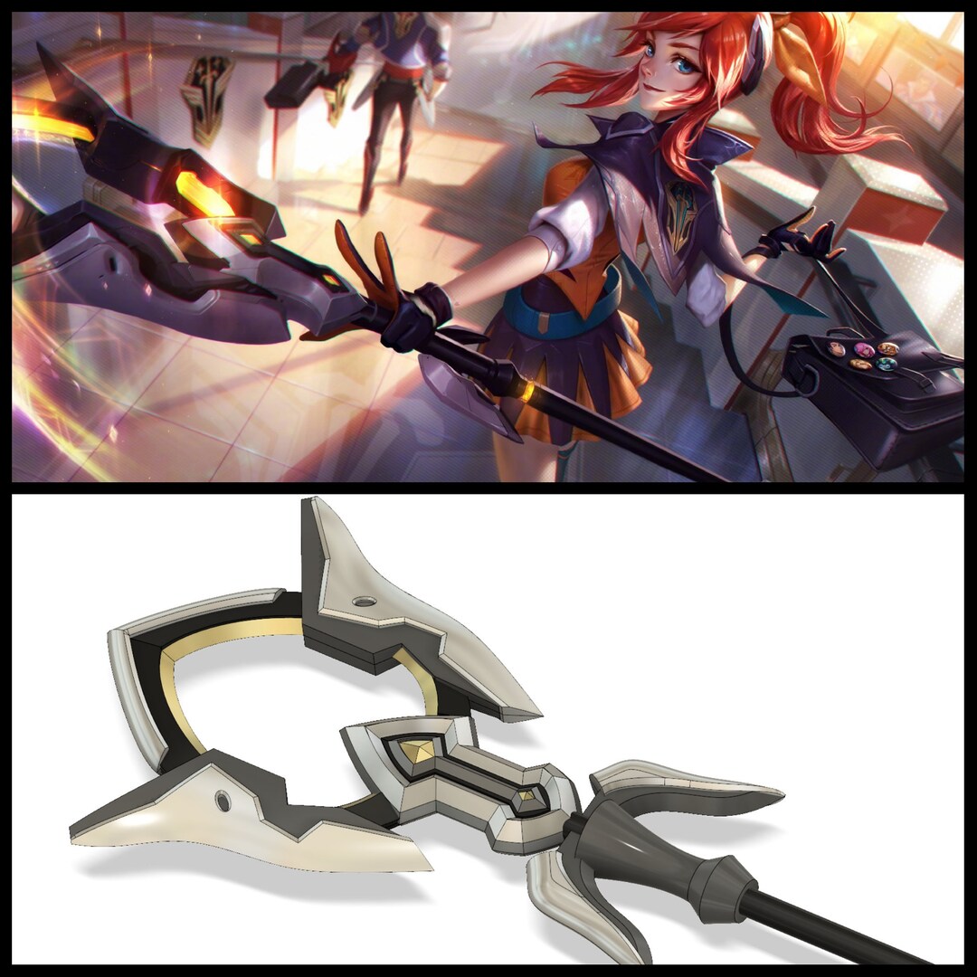 Battle Academia Lux Staff 3d Printed Kit - Etsy