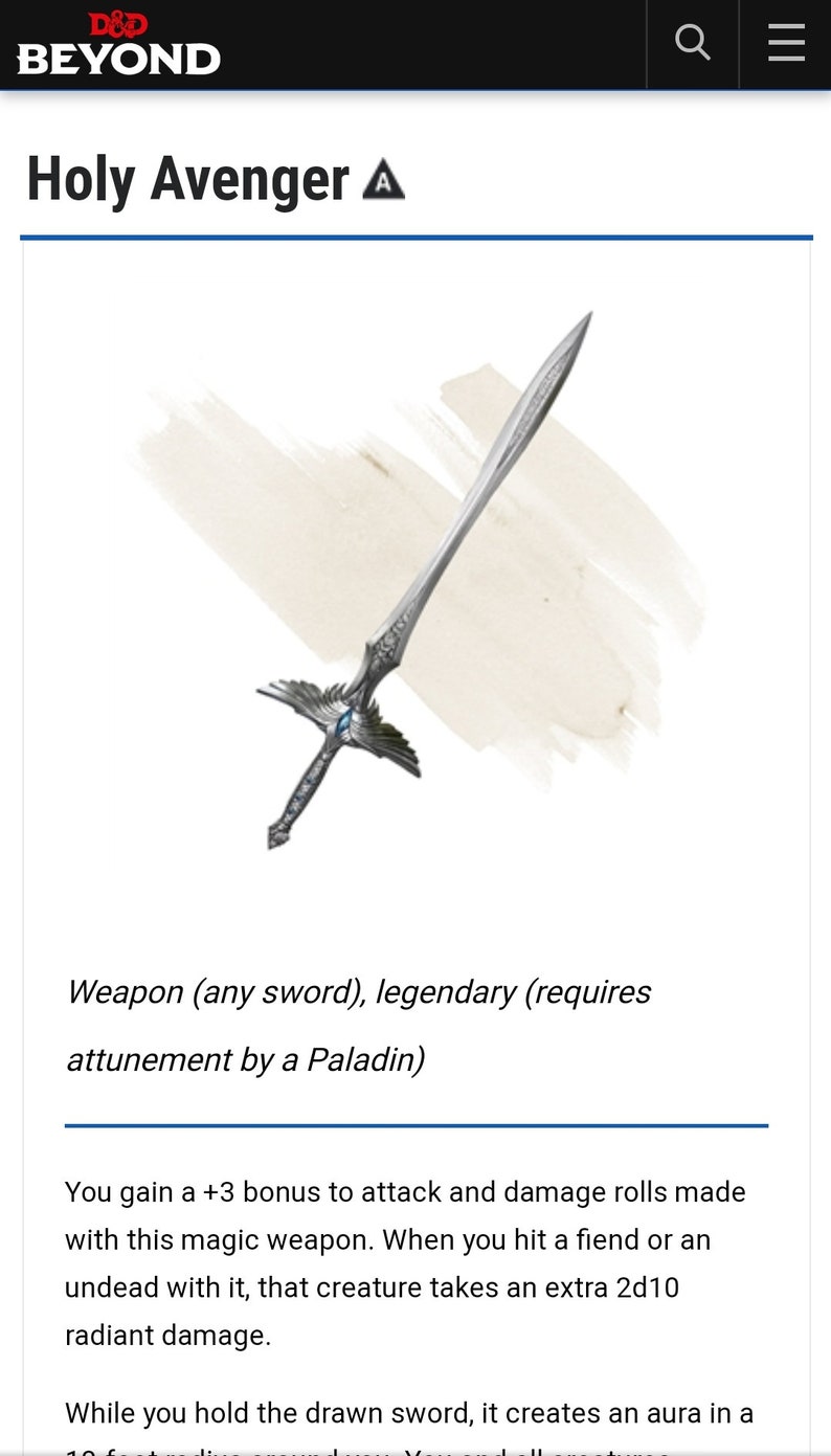 Yasha Holy Avenger 3D Printed Sword Kit - Etsy