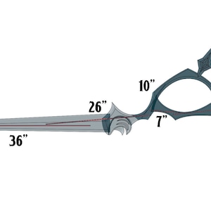 Gwen's Scissors 77" 3d Printed Kit - Etsy