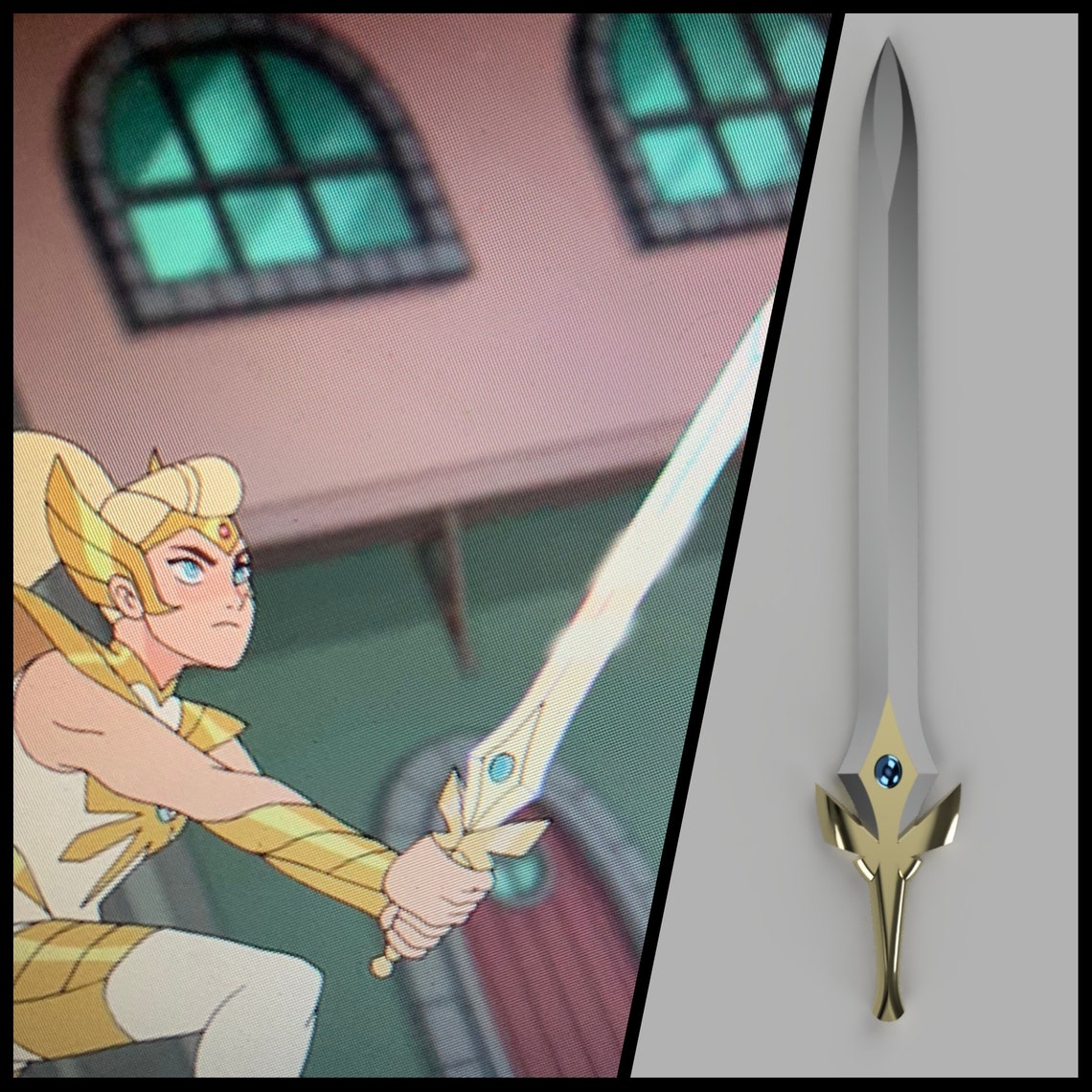 She-ra and the Princesses of Power Remade 3D Printed Sword Kit - Etsy