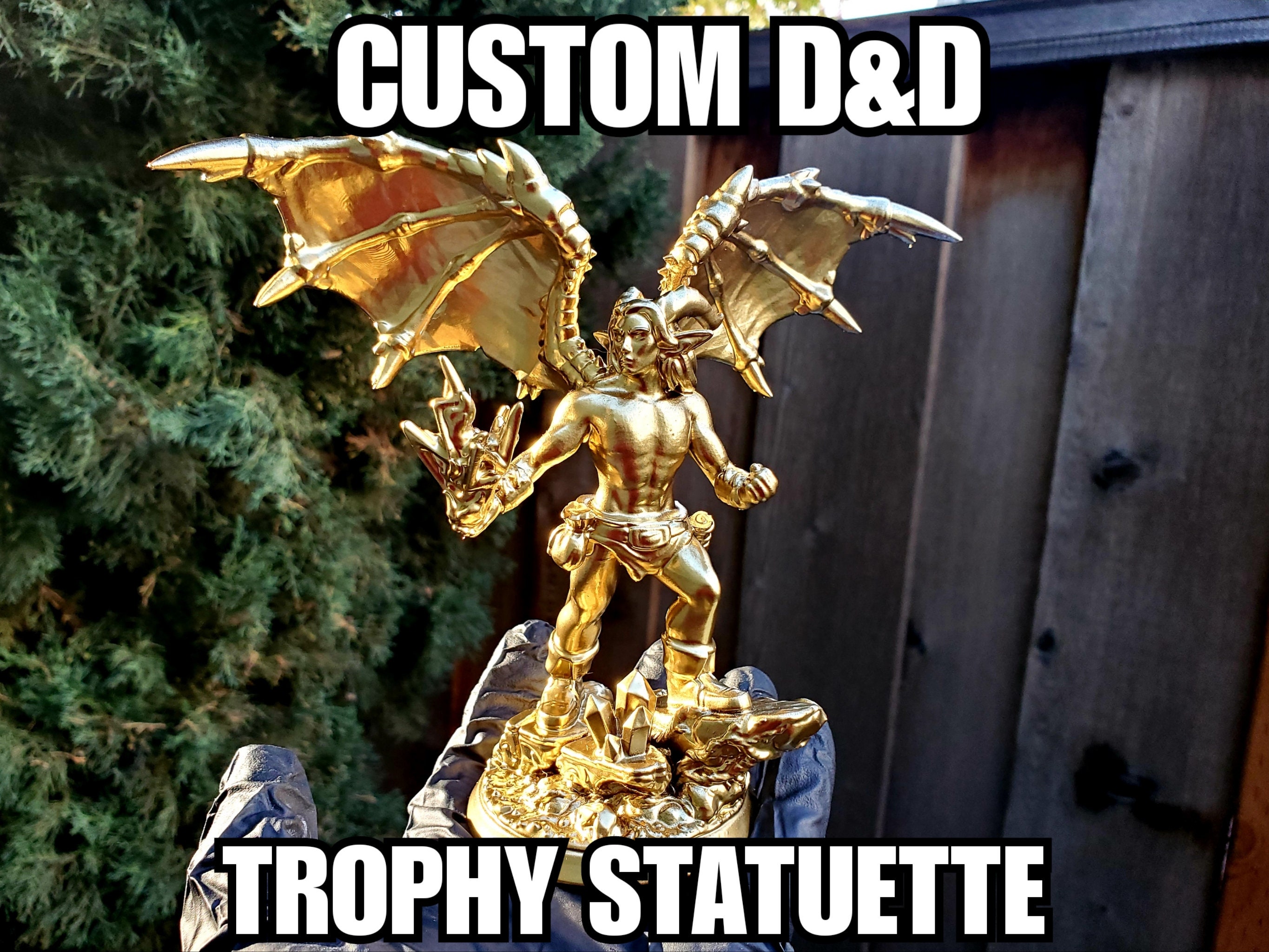 Trophy D&D Mini Statuette Mega-sized Mini | Etsy