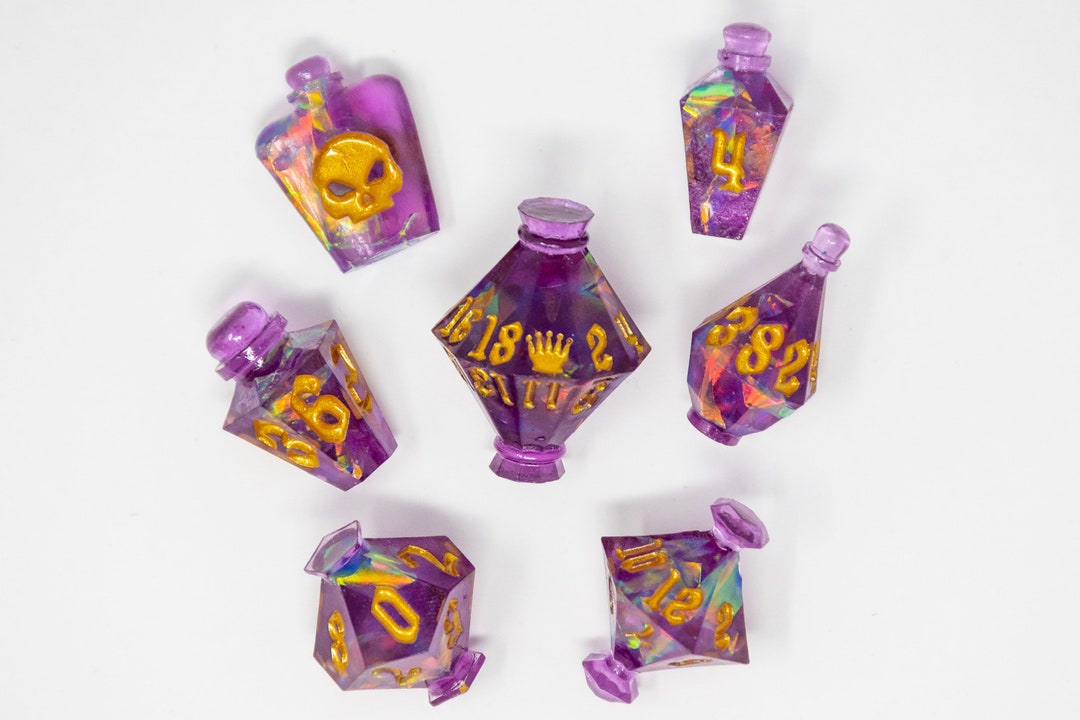 Amethyst Magic Potion Dice - Etsy