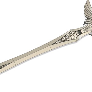 Yasha Holy Avenger 3D Printed Sword Kit - Etsy