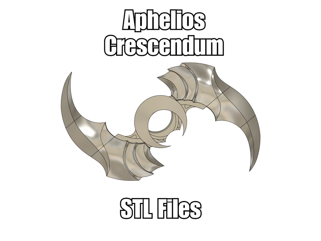 3D Files - Aphelios Crescendum - League of Legends - Etsy