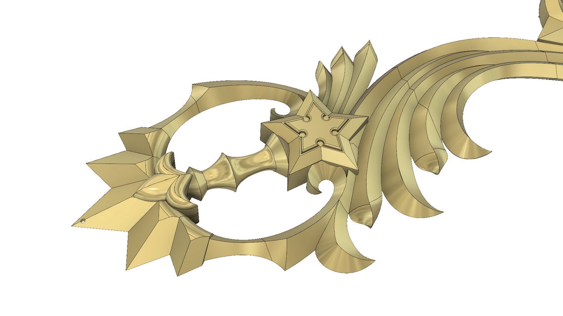 52 Shooting Star Keyblade 3D Kit Kingdom Hearts 3 | Etsy