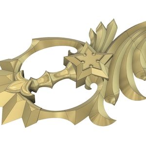 52" Shooting Star Keyblade 3D Kit - Kingdom Hearts 3 - Etsy