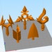3D Files - Frost Arrow, Shock Arrow, Flame Arrow - Legend of Zelda - Etsy