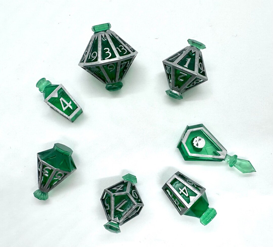 Art Deco Potion Dice Mint Julep Green - Etsy