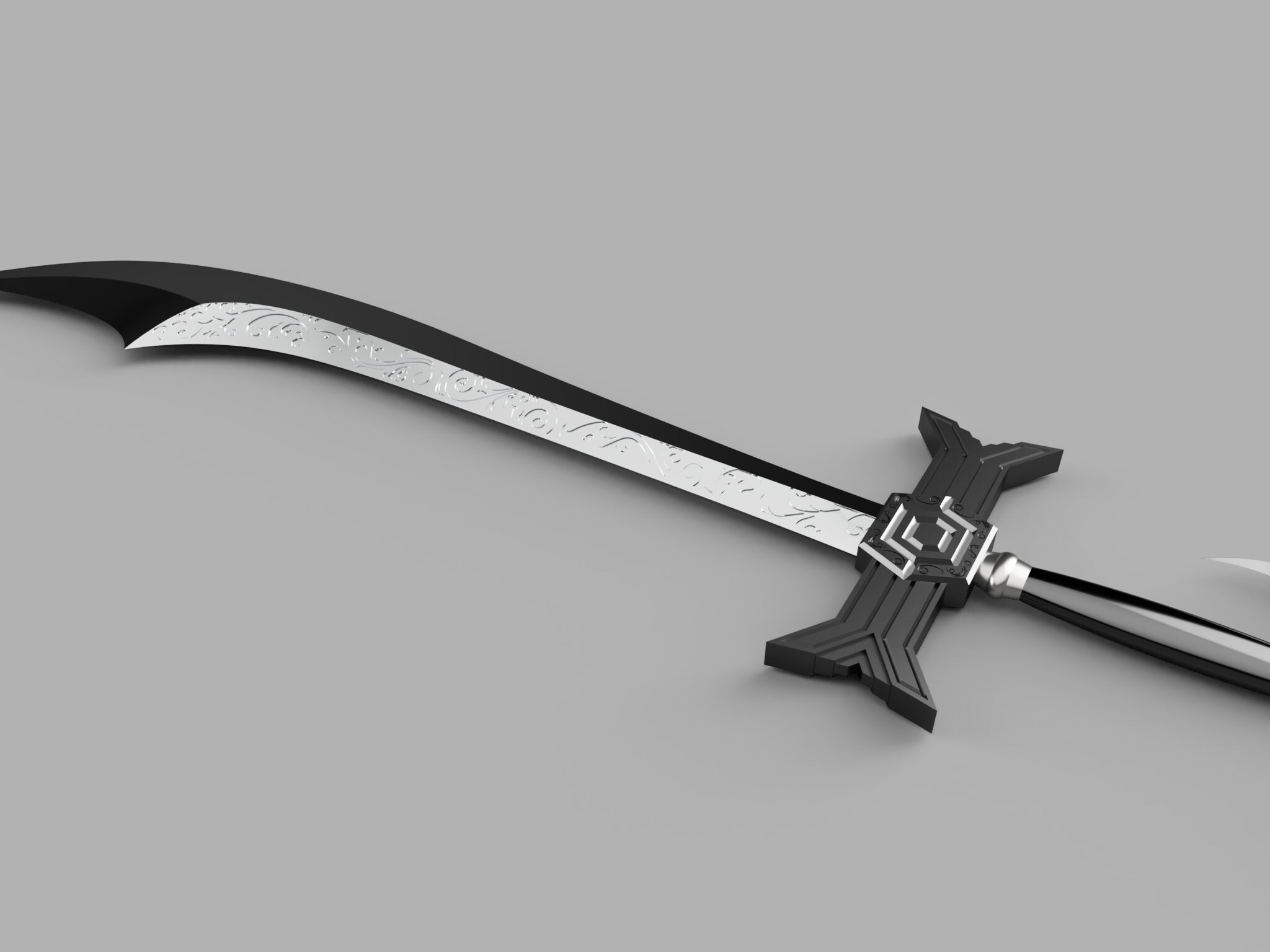 Mollymauk Blood Hunter Scimitar Pair 3D Printed Sword Kit - Etsy