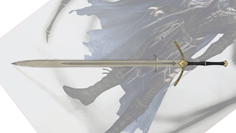 Yasha Magician's Judge 3D Printed Sword Kit - Etsy
