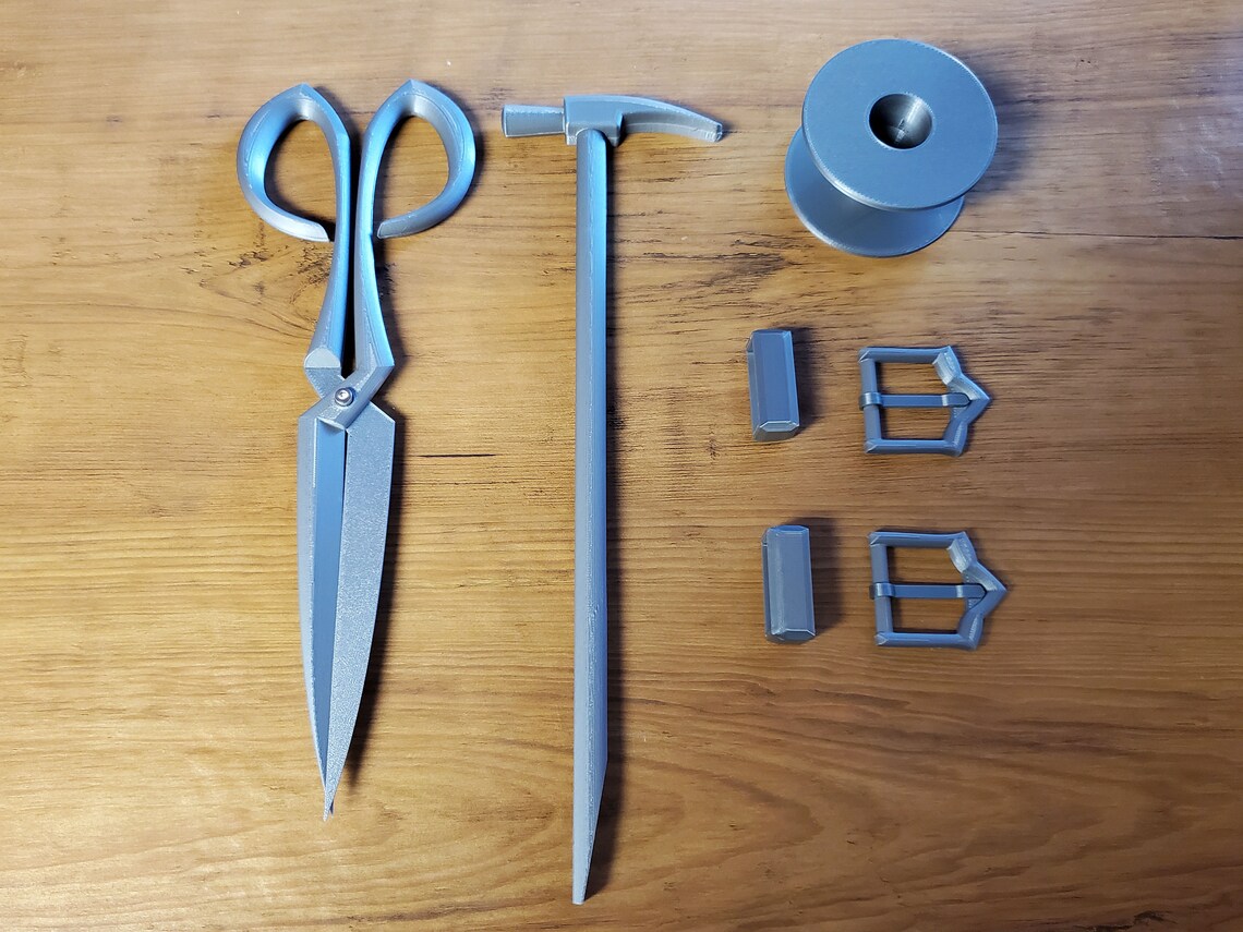 Laudna's Scissors Pâté Hammer Accessories 3D Printed Kit - Etsy