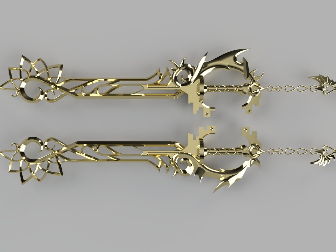 43" Combined Keyblade 3D Kit - Kingdom Hearts - Etsy
