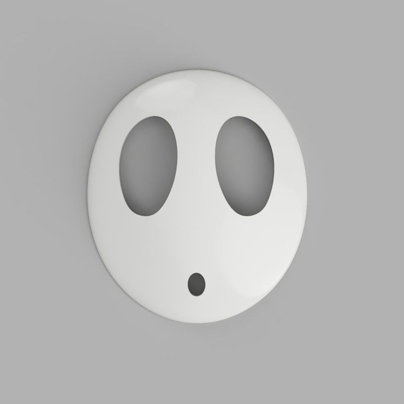 Shy Guy Mask - Etsy