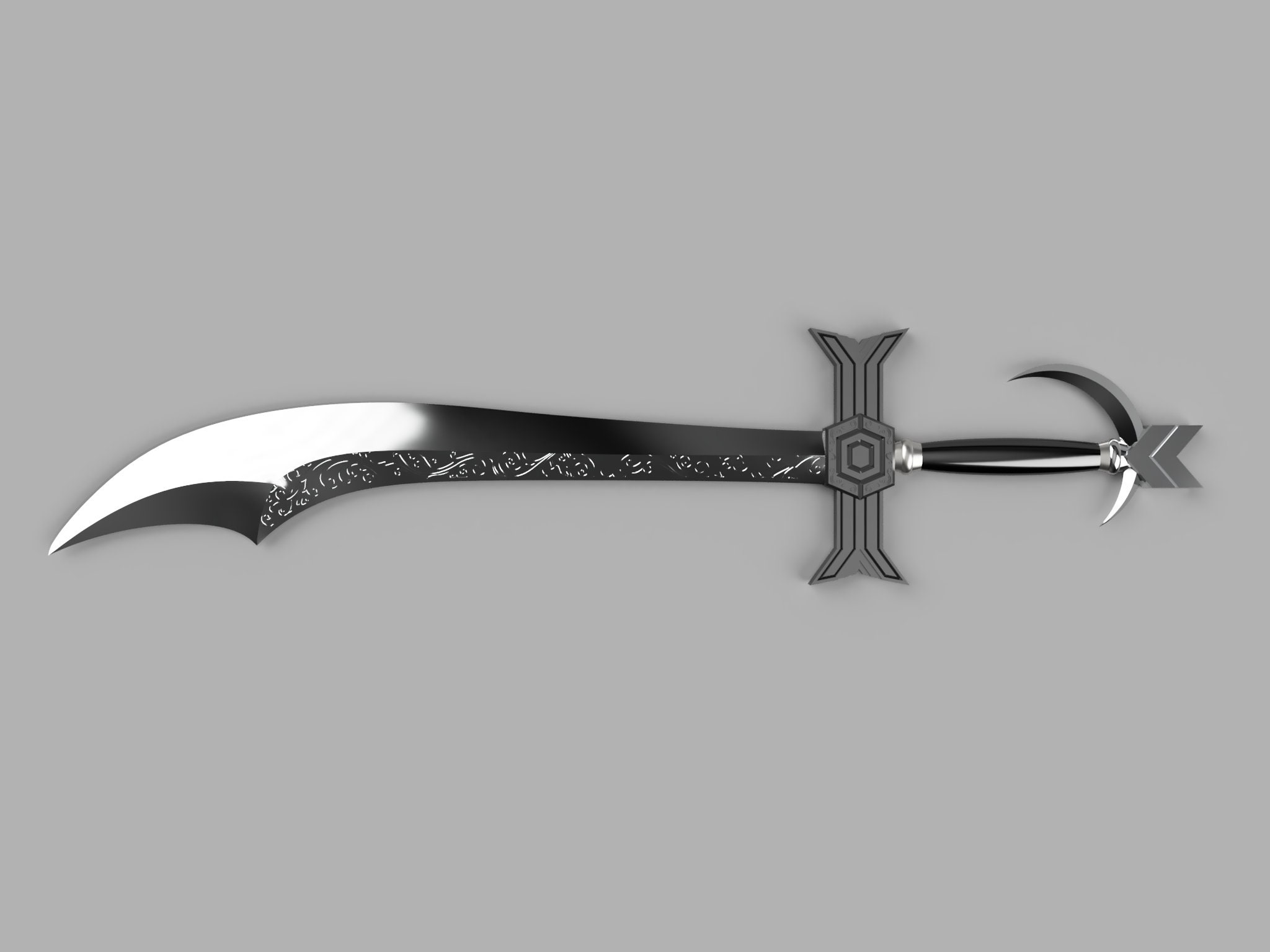 Mollymauk Blood Hunter Scimitar Pair 3D Printed Sword Kit - Etsy