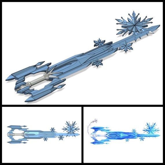 Kingdom Hearts 3 Frozen Keyblade