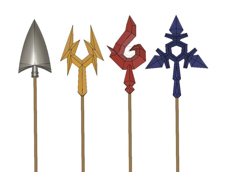 3D Files - Frost Arrow, Shock Arrow, Flame Arrow - Legend of Zelda - Etsy