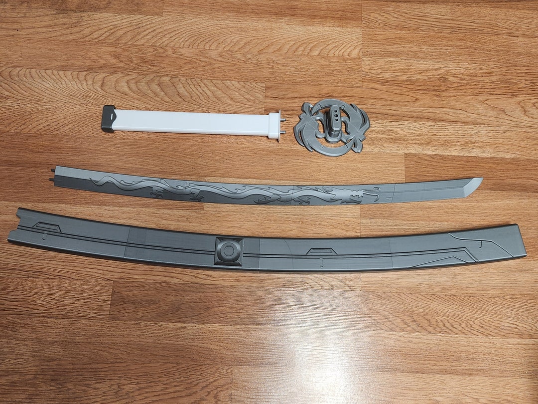 Bushi Genji Katana 3d Printed Kit From Overwatch - Etsy