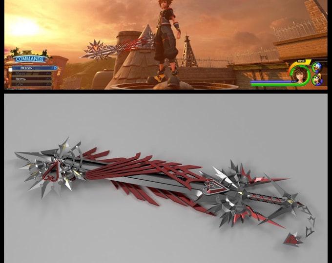 66 Ultima Keyblade 3D Kit Kingdom Hearts 3 - Etsy
