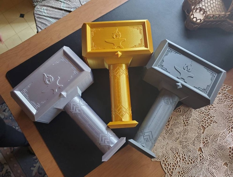 Dwarven Hammer Dice Tray 3D Printed Gift - Etsy