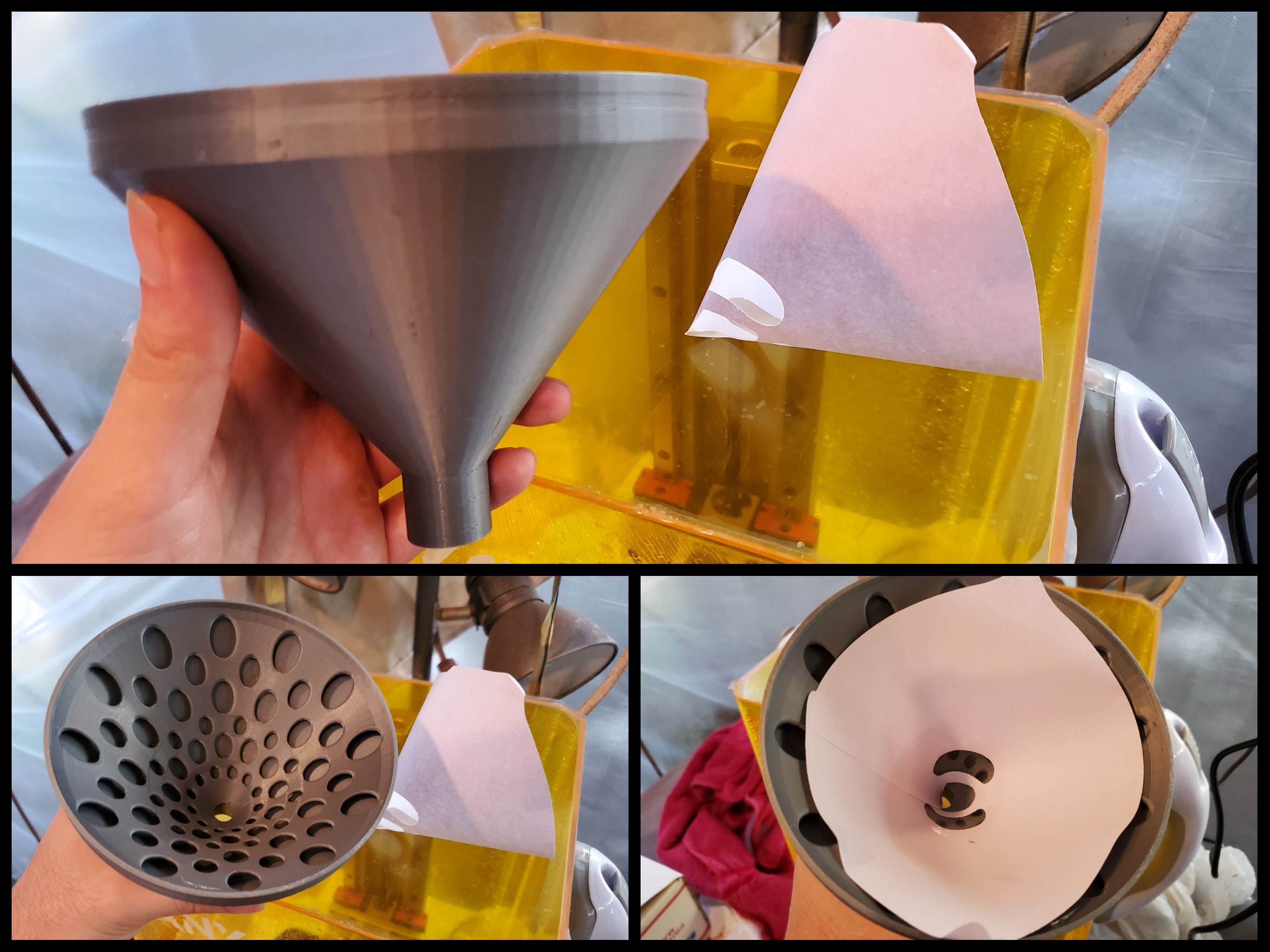 STL Files IPA Coffee Filter With Funnel - Etsy