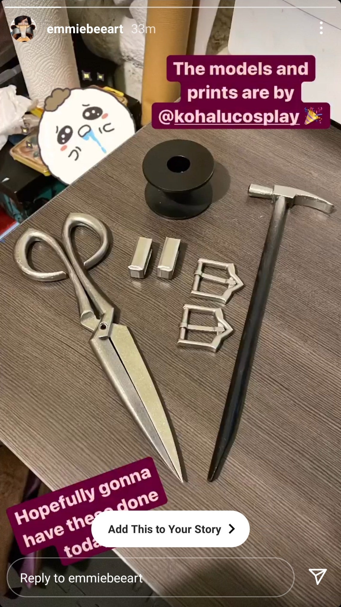 Laudna's Scissors Pâté Hammer Accessories 3D Printed Kit - Etsy