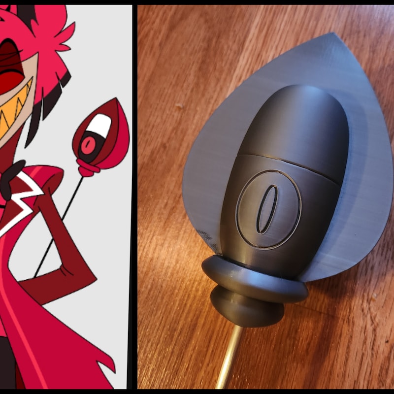 Alastor Hazbin Hotel Cosplay Staff - Etsy