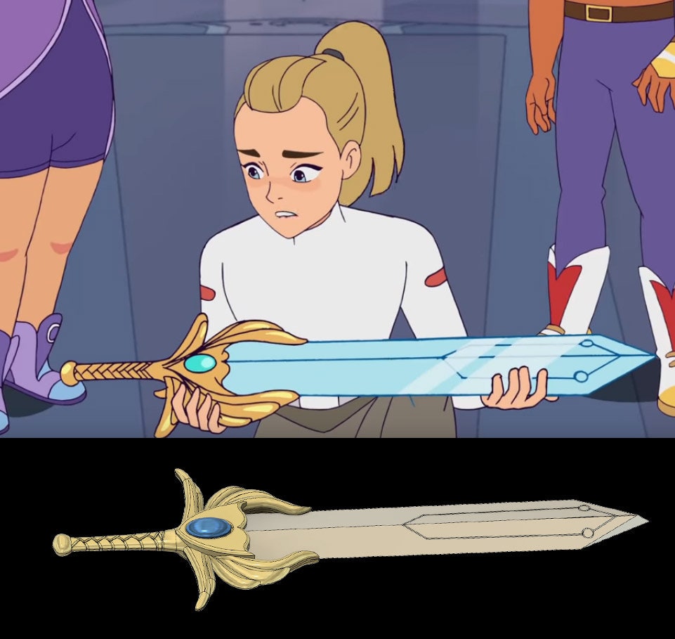 She-ra and the Princesses of Power 3D Printed Sword Kit - Etsy