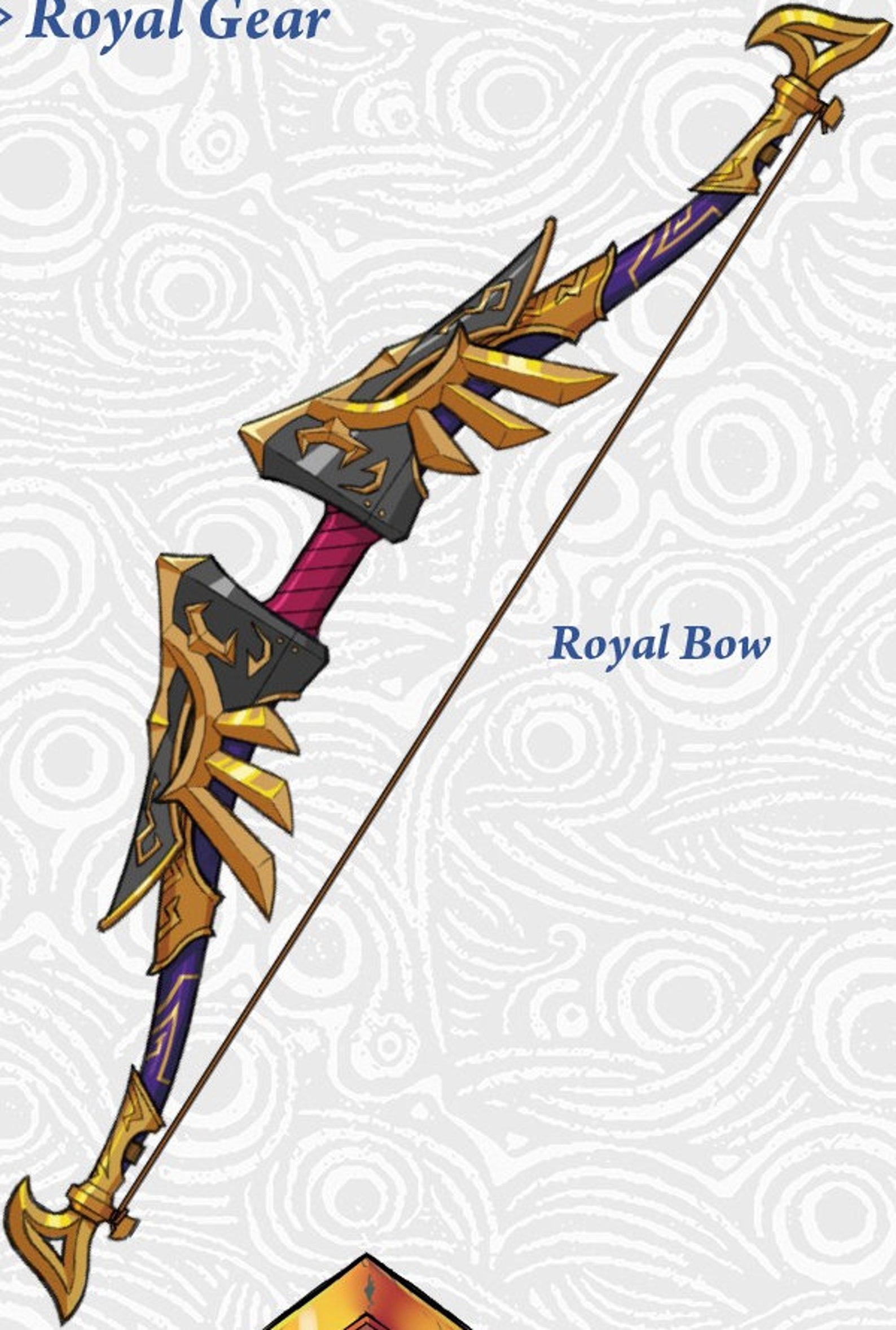 Royal Bow & Arrows Kit From Breath of the Wild - Etsy