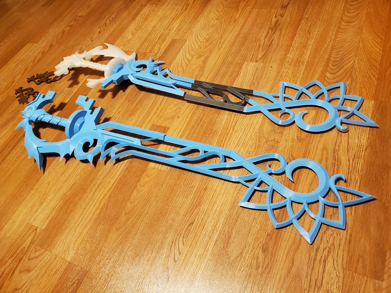 43" Combined Keyblade 3D Kit - Kingdom Hearts - Etsy