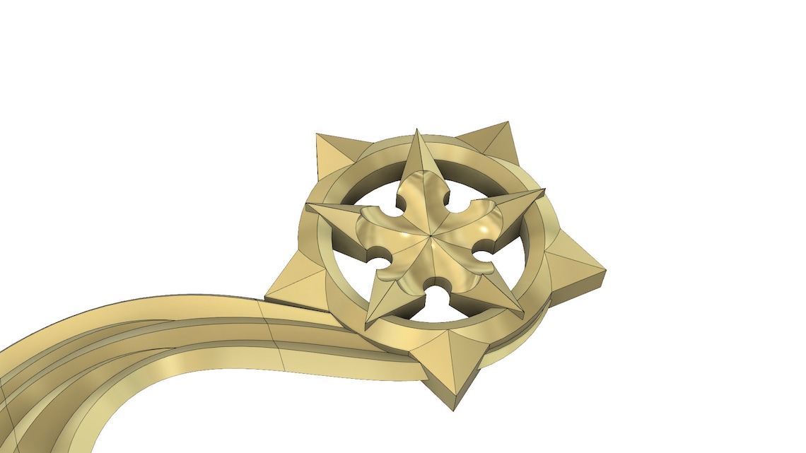 52 Shooting Star Keyblade 3D Kit Kingdom Hearts 3 | Etsy