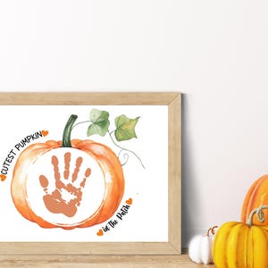 Halloween Handprint Printable Art Bundle, Halloween Craft, Printable ...