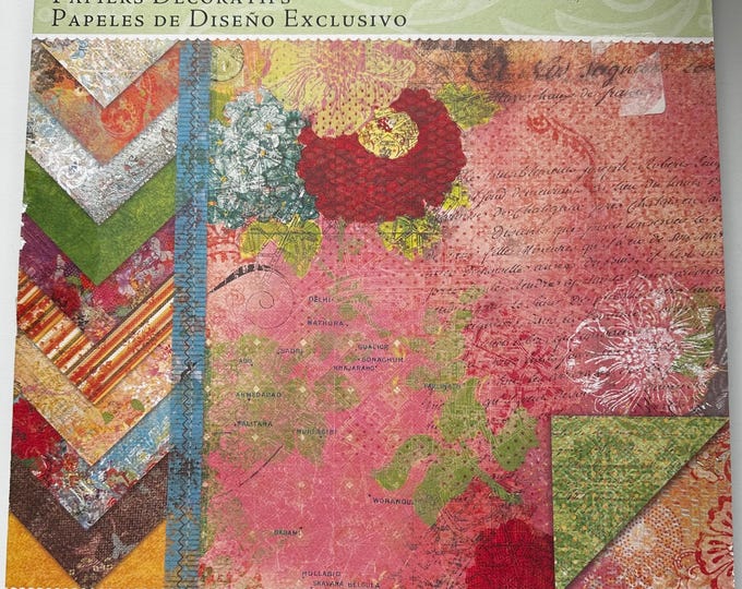 Scrapbooking Paper 2, Paper Pack, Cardstock Design Paper Block, 12x12 ...
