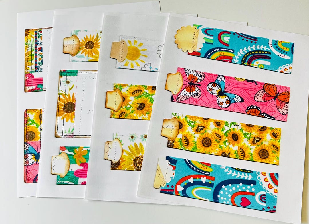 Pocket Bookmarks: Sewn Fabric Bookmarks (digital Download) - Etsy