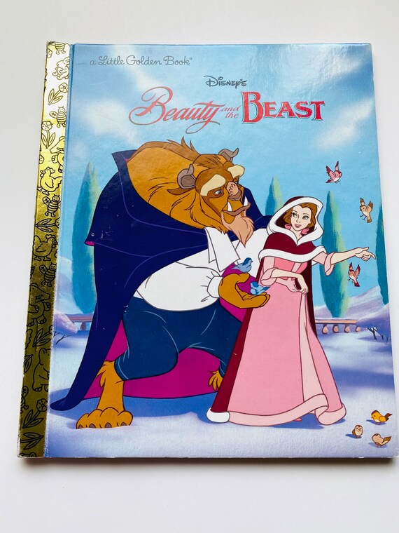 Little Golden Book Beauty and the Beast Disney Book Children - Etsy