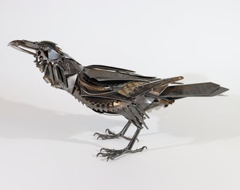 Raven Sculpture - Etsy