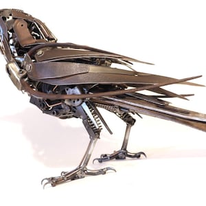 Resistance, Mechanical Raven Sculpture - Etsy