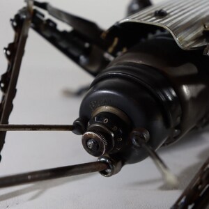 Singer, Scrap Metal Cricket Sculpture - Etsy