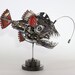 Angry Angler, Scrap Metal Sculpture - Etsy