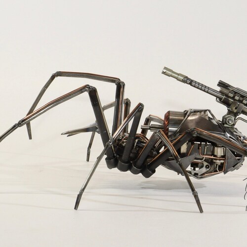 Metal Spider steel Spider Art Sculpture - Etsy Australia