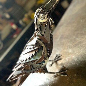 Miller, Rusty Raven Sculpture - Etsy