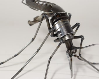 Scrap Metal Mosquito - Etsy