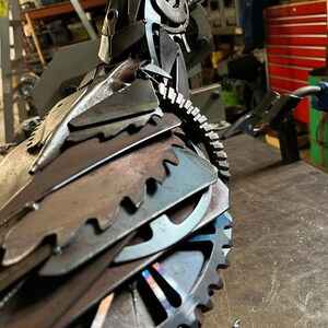 Miller, Rusty Raven Sculpture - Etsy