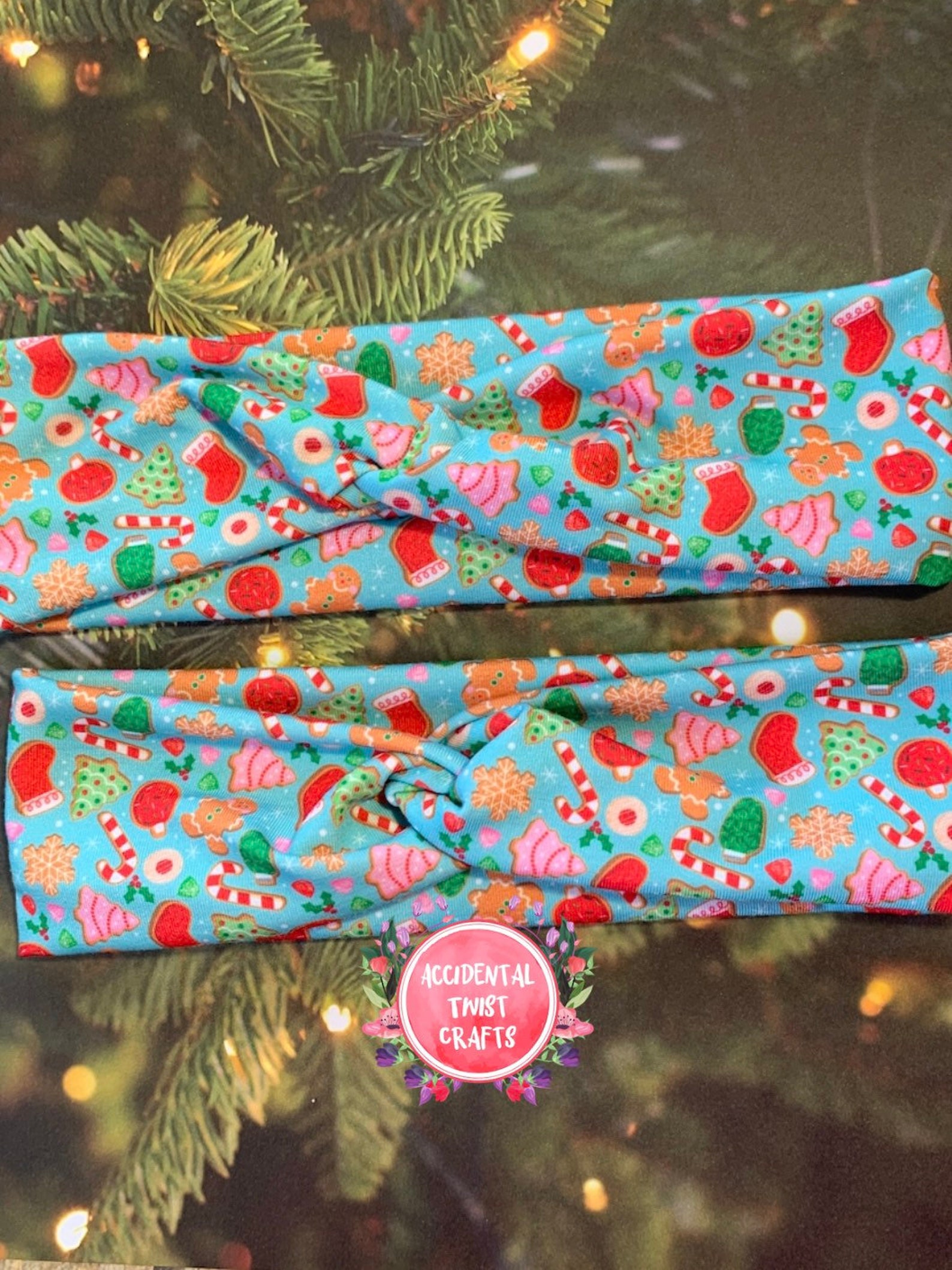 Holiday headbands Christmas & winter knotted headbands | Etsy